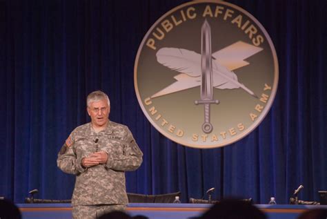 Army Chief Of Staff Speaks To Public Affairs Community Article The