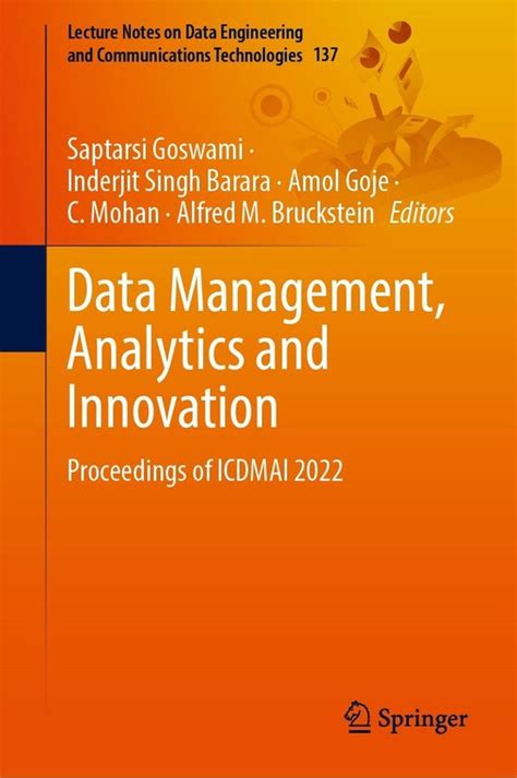 lecture notes on data engineering and communications technologies 137