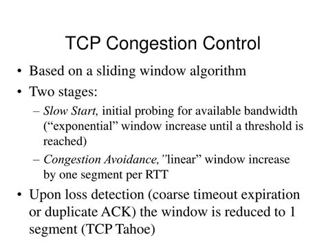 Ppt Tcp Westwood With Faster Recovery Powerpoint Presentation Free