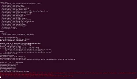 Process Has Died With Exit Code 11 · Issue 42 · Hesaitechnologyhesailidargeneralros · Github