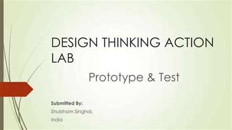 Design Thinking Notes Pdf