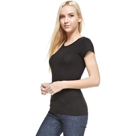 Womens Classic Crew Neck Short Sleeve Tee 64000