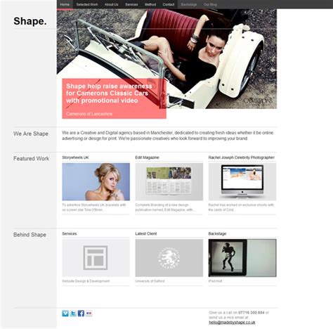 Shape Web Design Folio Focus