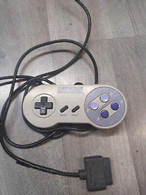 Nintendo Snsp 005 Snes Original Controller Gray Not Tested B9