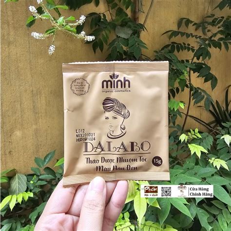 GÓi DÙng ThỬ Bột Lá Thảo Dược Nhuộm Tóc Dalabo Chính Hãng Shopee