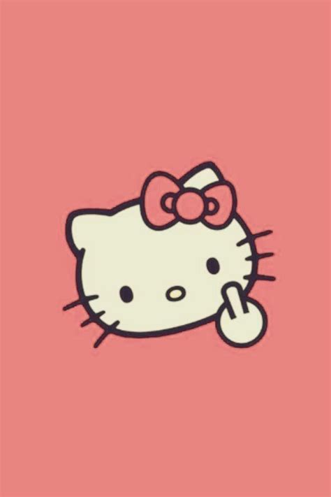 Hello Kitty Fuck You Wallpaper Pinterest Hello Kitty
