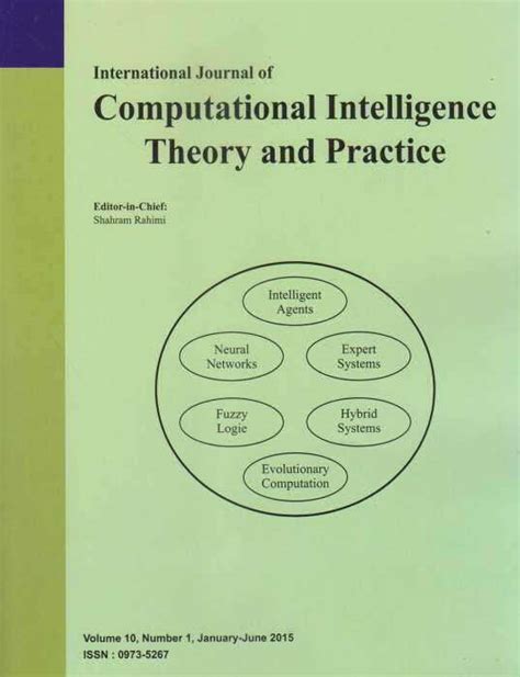 Buy International Journal Of Computational Intelligence Theory And