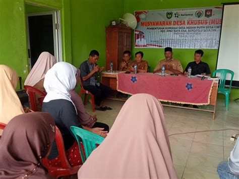 Wujudkan Ekonomi Desa Yang Kuat Dan Mandiri Pemdes Cinto Mandi Gelar Musdes Pembentukan