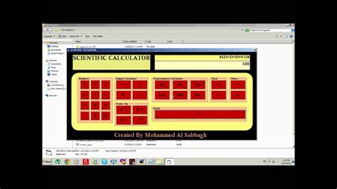 Visual Basic 60 Scientific Calculator Youtube