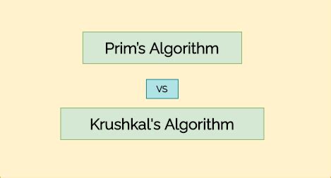 Difference Between Prims And Kruskals Algorithm Prims S Vs Kruskal