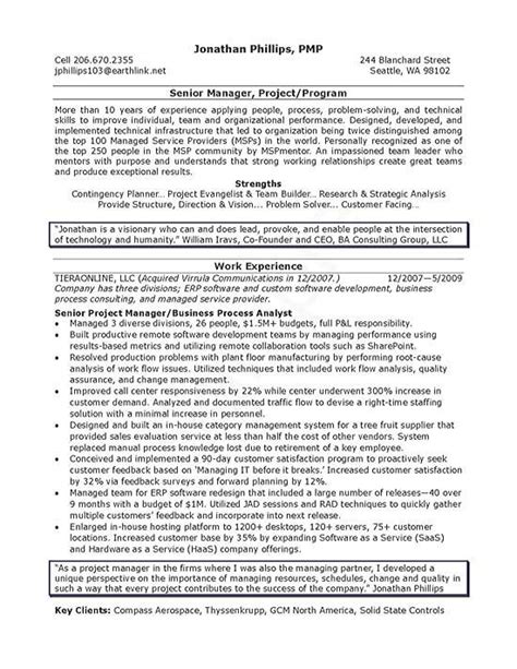 Project Lead Resume
