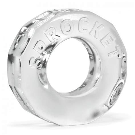 Oxballs Sprocket Clear Os Sex Toys Cock Ring Non Vibrating