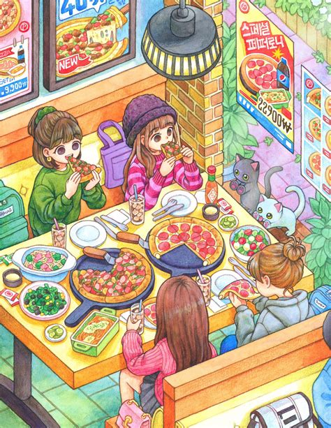 로원 Rowon 컬러링북 출간 On Twitter 피자가게🍕 D98qvoqpsz Twitter