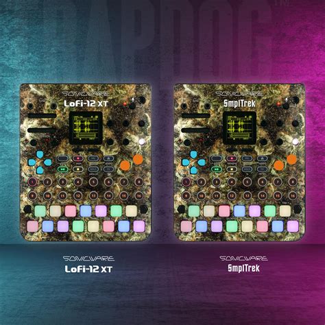 Custom Smpltrek And Lofi 12 Xt Vinyl Faceplate Skin Sticker Precut