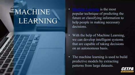 Machine Learning Overview Ppt