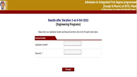 Bitsat 2022 Iteration 3 Seat Allotment Result Out Check Details Here