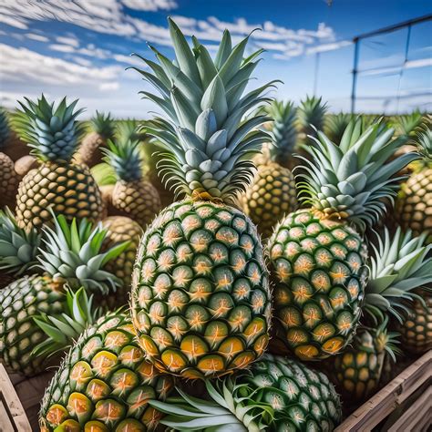 Discover The Delight Of Sweet Gourmet Spray Free Queen Pineapples 🍍