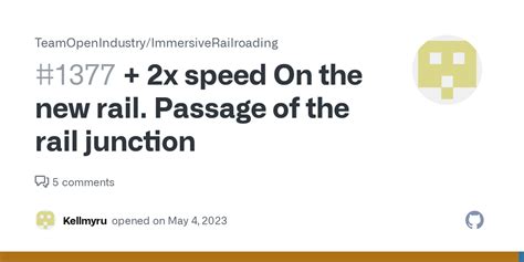 2x Speed On The New Rail Passage Of The Rail Junction · Issue 1377