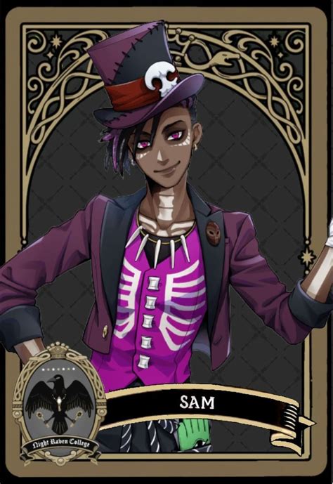 Twisted Wonderland Sam Card Villanos De Disney Disney Imágenes