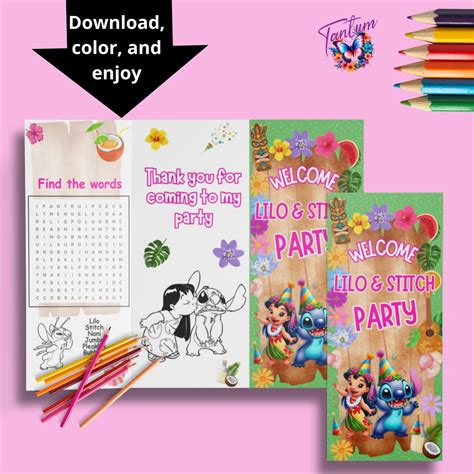 Printable Lilo And Stitch Activity Sheet Lilo And Stitch Coloring Page