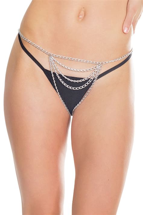 Crotchless Chain G String