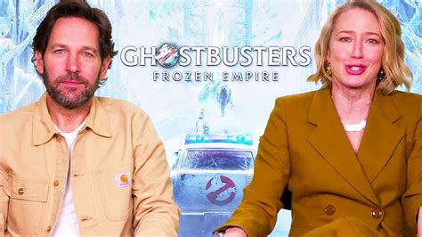 Paul Rudd And Carrie Coon Celebrate Ghostbusters Frozen Empire Directors Enthusiasm For Franchise
