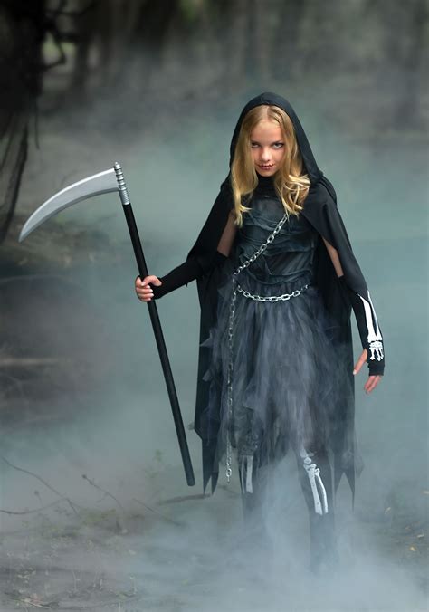 Scary Reaper Costume For Girls