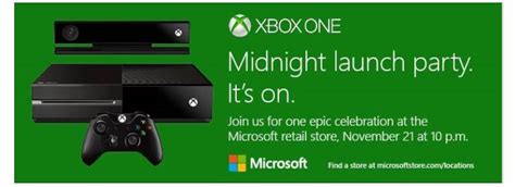 Event Xbox One Midnight Launch Microsoft Store Century City