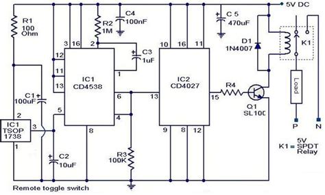 Remote Toggle Switch Circuit