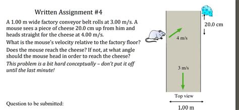 Solved Written Assignment 4 A 100 M Wide Factory Conveyor Belt Rolls
