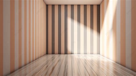 빈방 햇빛 3d 렌더링에 베이지색과 갈색 줄무늬 벽 스톡 사진 벽과 줄무늬 바닥의 3d 렌더링 그림 고화질 사진 사진 배경 일러스트 및 사진 무료 다운로드 Pngtree
