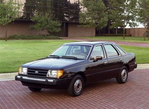 1984 Ford Tempo 4 Door 0401 3719 Framed Art Print 69 X 76cm 27x 30
