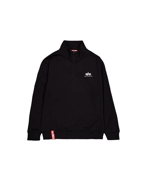 Half Zip Small Logo Sweatshirt Alpha Industries
