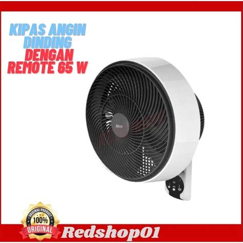 Jual Kipas Dinding 65 Watt Dengan Remotekipas Dinding Kris Digital Putihkipas Ruangankris