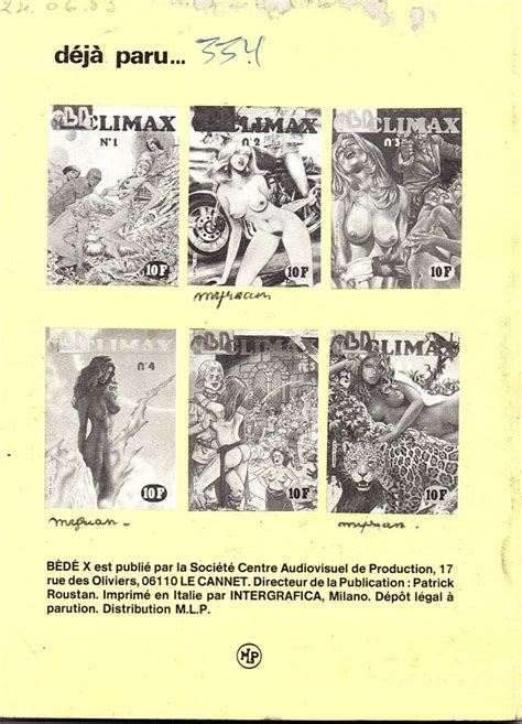 Bédé X Bd Informations Cotes