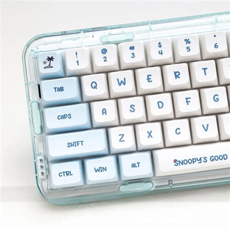 Snoopy Mda Keycap Set Peanuts Enthusiasts Kawaiikeycaps