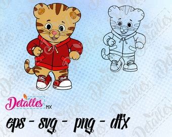 Daniel Tiger Svg Etsy