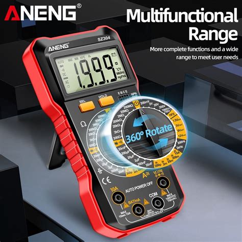 Portable Digital Multimeter Ac Dc Voltmeter Ammeter Ohmmeter Volt