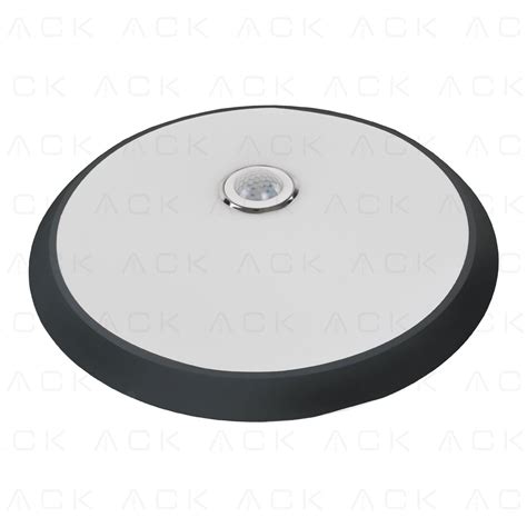 Ack 18w 4000k Siyah Sensorlu Led Tavan Armaturu Acil Kitli Ac18 00111