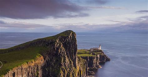 Neist Point Ilha De Skye Escócia Dorgas On Fire