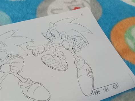 Rare Sonic X Sonic Model Reference Sheet Anime Settei Sonic The