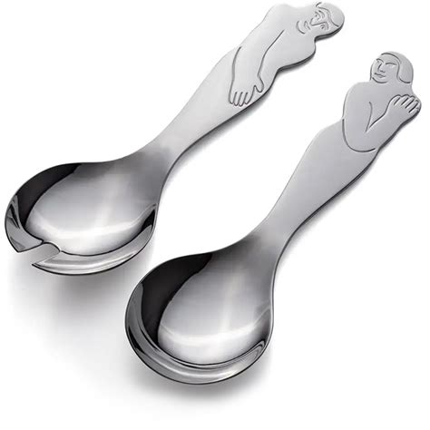 Deep Salad Servers Woman Man Binuns South Africa