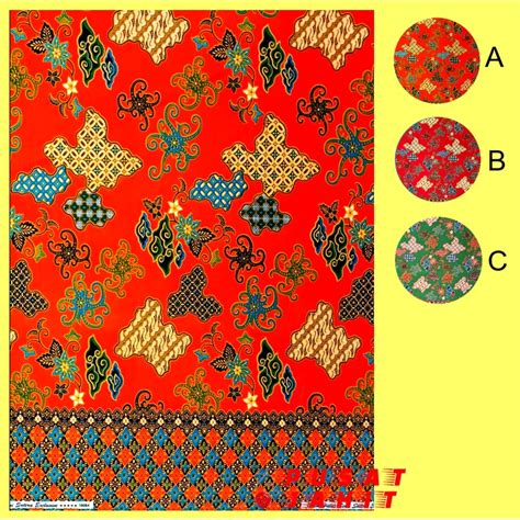 Jual Kain Batik Khas Kalimantan Borneo Awan Shopee Indonesia