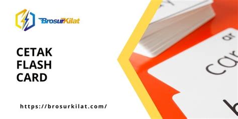 Cetak Flash Card Terbaik