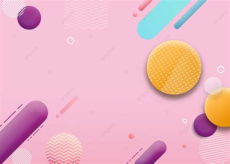 Purple Rounded Rectangle Background Fillet Rectangle Pink Geometric