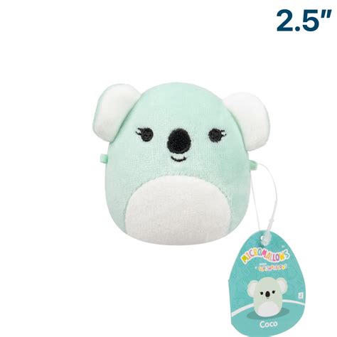 Coco The Koala ~ 2 5 Micromallows Series 1 Squishmallow Plush Brickheads Collectables