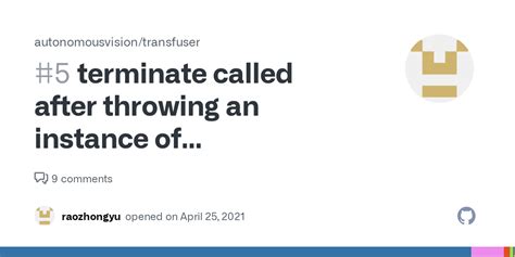 Terminate Called After Throwing An Instance Of Clmdepmsgpackv1typeerror What Stdbad