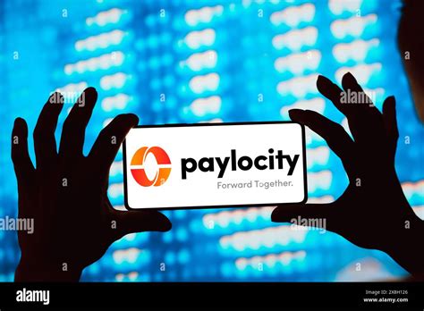 In This Photo Illustration The Paylocity Holding Corporation Logo Is