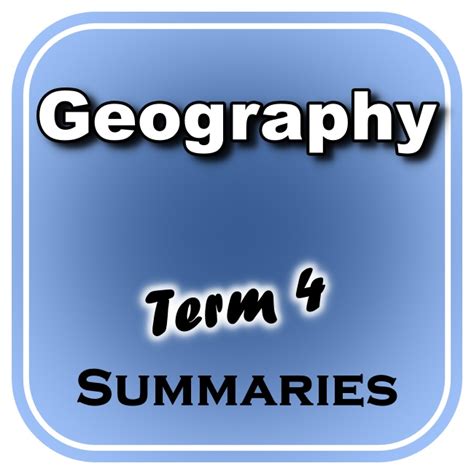 Grade 9 Geography Term 4