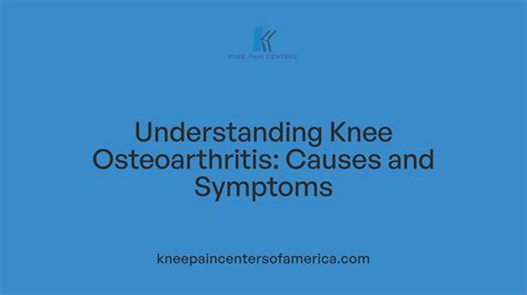 How Osteoarthritis Affects The Knee Joint